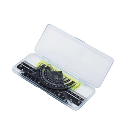 日本kutsuwa盒装学生防滑套尺