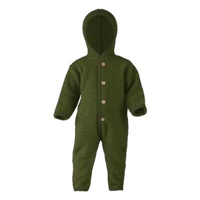 85Z Little现货 德国ENGEL FW25小月龄宝宝纯色连帽连体衣帽子