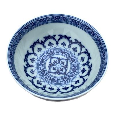 景德镇七承堂青花瓷宝相普洱杯茶杯主人杯家用中式复古陶瓷单人杯