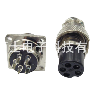 重强航空插头16M方座连接器