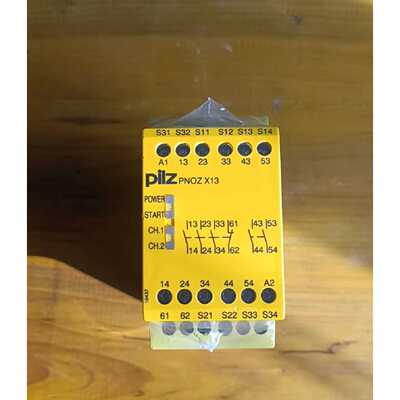 全新原装PILZ德国皮尔兹安全继电器PNOZX13订货号，议价商品