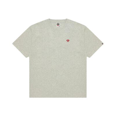 Aape心型猿人徽章凉感短袖T恤