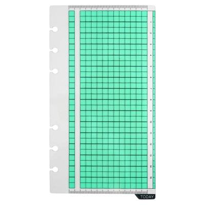 Davinci达芬奇手帐替芯 日本Raymay藤井M5/A7空白方格日程活页笔记内页芯索引垫板配件