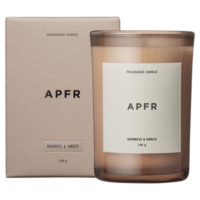 日本APFR手工天然玻璃罐蜡烛