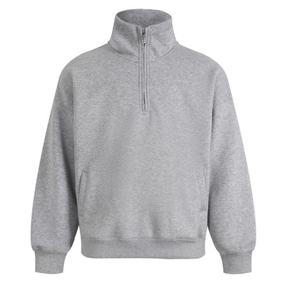 半拉链boxy美式卫衣cleanfit外套