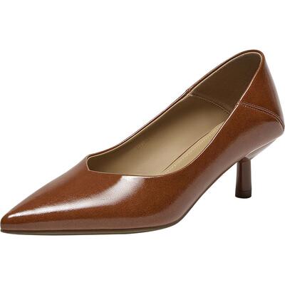 百思图2025秋季商场新款一脚蹬高跟鞋通勤细跟尖头女单鞋B1163CQ5