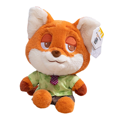 疯狂动物城尼克朱迪公仔毛绒玩具