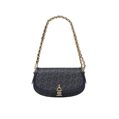 【自营】Michael KorsMK女包Mila小号链条斜挎包马鞍包30R4GIMM1V