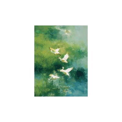 飞鸟集候鸟迁徙diy手绘数字油画
