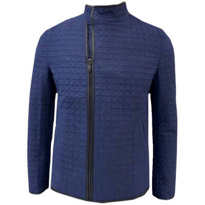 依文立领廓形微厚外套