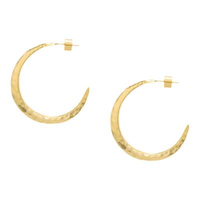 秦岚同款tendersociety锤纹耳环