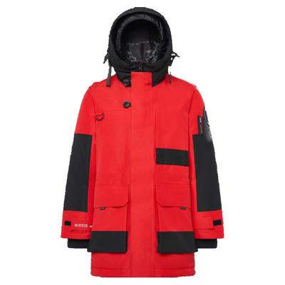 波司登鹅绒连帽中长款羽绒服