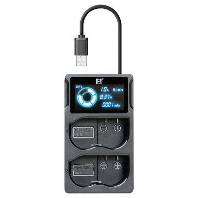 沣标EN-EL15充电器usb双充Zf适用尼康Z8 Z6III Z7 D780 D810 D850 D750 D7200 D7100 D7500相机D800 D610座充