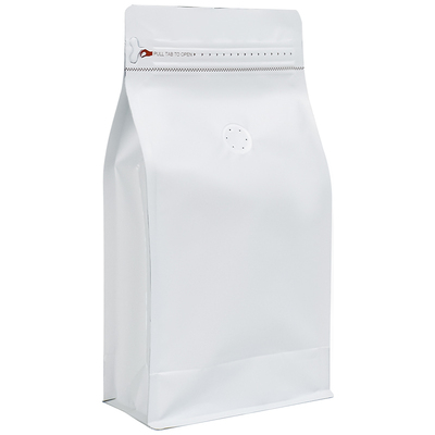 利源白色八边封侧拉链包邮咖啡袋