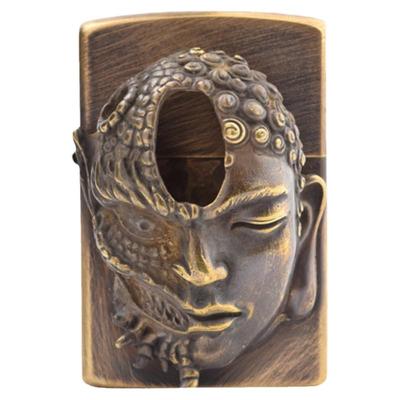 佐罗煤油打火机善恶贴章做旧