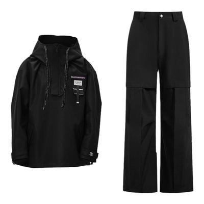 BCG明星同款滑雪套装飘带铆钉