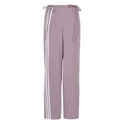 adidas女三条纹收脚运动裤