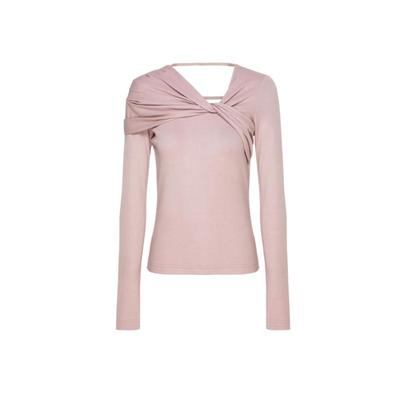 【商场同款】HPLY荷比俪新款V领修身露背春秋上衣HJD42610340