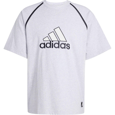Adidas/阿迪达斯正品2025夏季男士宽松经典针织线条短袖T恤IM7839