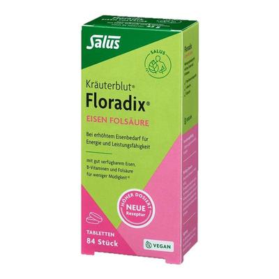 欧洲直邮SALUS绿版铁元片剂84片补铁补血含铁叶酸维生素孕期铁剂