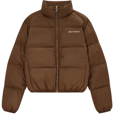 JuicyCouture橘滋立领羽绒服