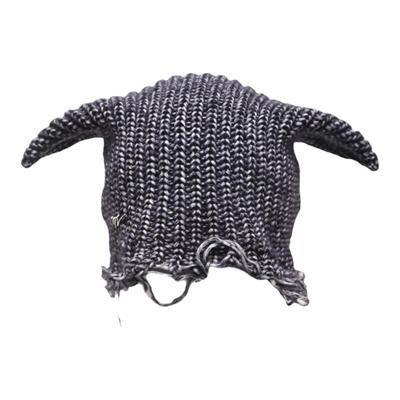 复古文艺大头围甜酷女生毛线帽