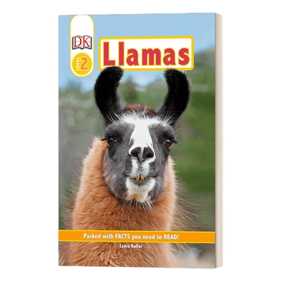 英文原版 DK Readers Level 2 - Llamas DK分级读物L2 羊驼 英文版 进口英语原版书籍
