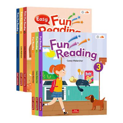 原版进口 美国小学阅读训练教材Fun Reading趣味阅读小学1-6年级 欧标A1-A2 剑桥YLE Starters Movers 对应英语新课标改革