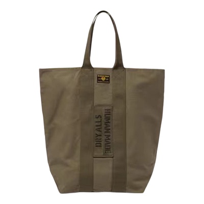 HUMAN made MILITARYTOTE 军事风工装头盔包大号手提托特包帆布包