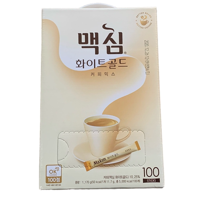 maxim韩国三合一速溶牛奶咖啡