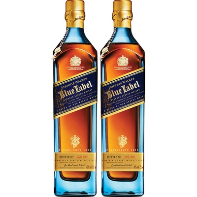 郎家园进口洋酒尊尼获加蓝牌蓝方调配型威士忌酒 JohnnieWalker