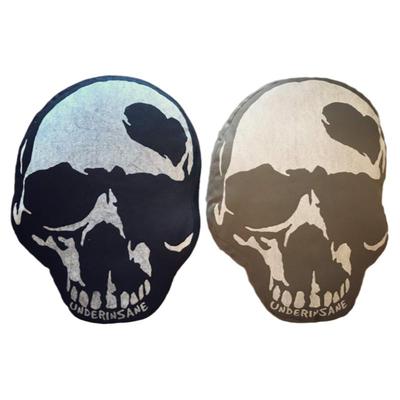 骷髅帆布玩具抱枕