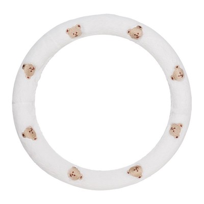 车方向盘套冬季毛绒保暖可爱防滑