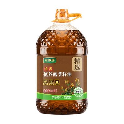 长寿花低芥酸浓香菜籽油6.08L