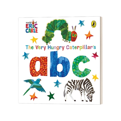 英文原版 The Very Hungry Caterpillar’s abc 好饿的毛毛虫字母ABC 纸板书 英文版 进口英语原版书籍
