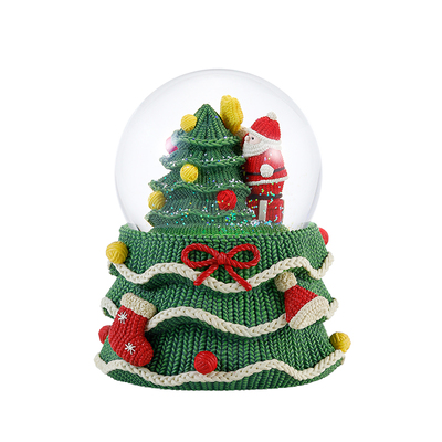 JARLL赞尔水晶球音乐盒旋转自喷雪花八音盒圣诞告白礼物送女朋友