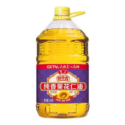 山东鲁花集团厨中香纯香葵花仁油5.43L 物理压榨 粮油 食用油