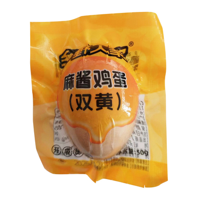乡野人家品牌双黄麻酱鸡蛋
