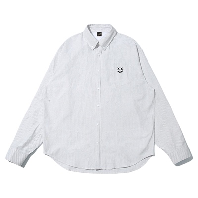 RIC小丑脸长袖衬衫情侣装衬衣