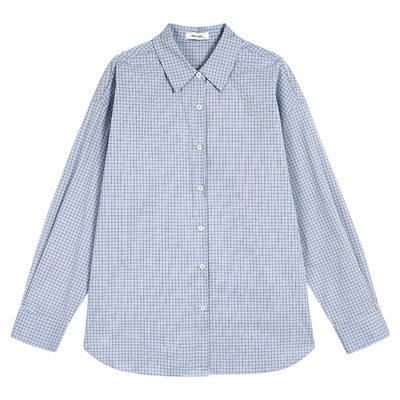 盐系条纹衬衫慵懒风宽松休闲衬衣