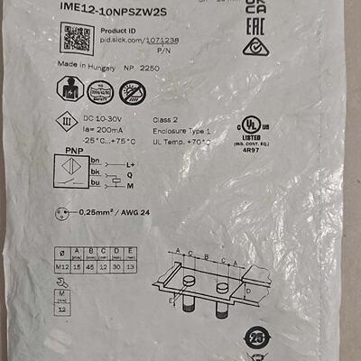 溢价-西克IME12-10NPSZW2S接近开关，订货号10712