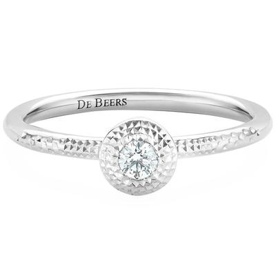 DeBeers戴比尔斯明亮式切割白金