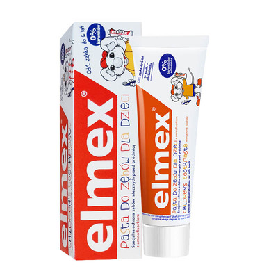 elmex牙膏艾美适含氟进口