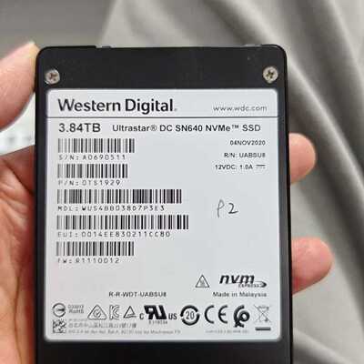 询价-西数Ultrastar DC SN640 3.84TB企业级