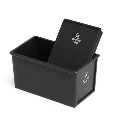 三能黑色低糖健康土司盒面包模具