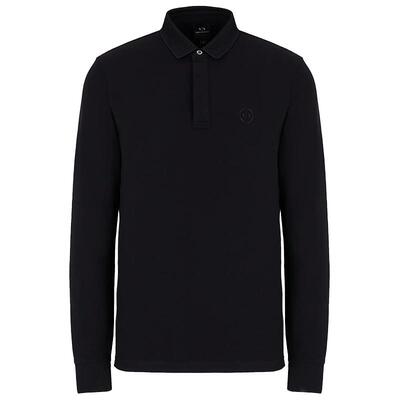 armani海外直邮正品长袖polo衫