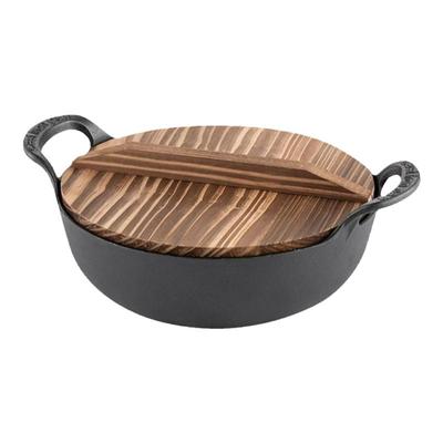 onlycook酒精炉干锅锅具双耳铸铁