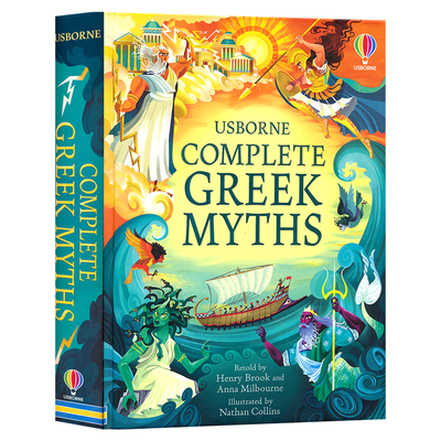 Usborne Complete Greek Myths 希腊神话完整版 青少年科普百科 英语课外读物 精装 全彩插图 英文原版进口儿童图书