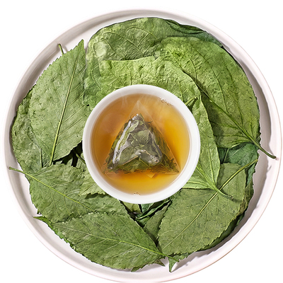 柿子叶茶降干柿子叶血的功效压三茶高新鲜霜降搭中药材官方旗舰店