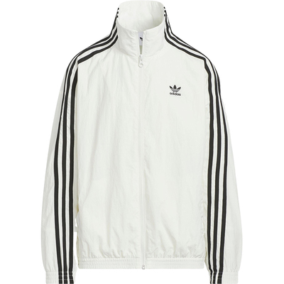 Adidas/阿迪达斯正品三叶草 大童梭织三条纹运动立领外套KQ5492